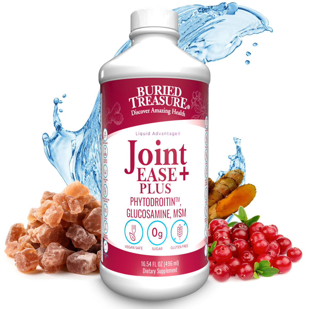Joint Ease Plus – with Glucosamine, Chondroitin, MSM, and Turmeric, 16 ...