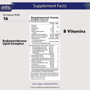 Brain Support Liquid Supplement | Focus, Mental Clarity & Cognitive ...